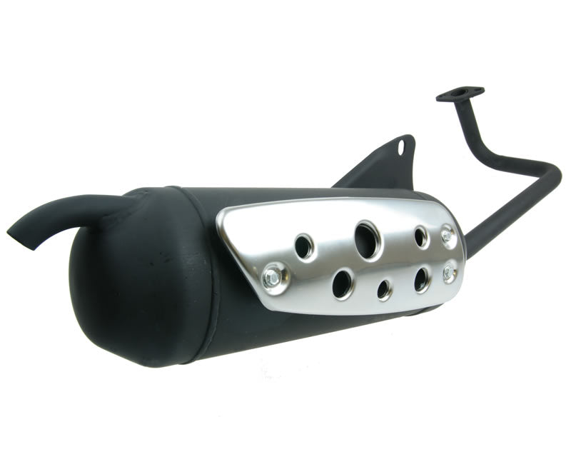 Exhaust pipe Scooter 50 4T GY6 Tecnigas Silent Pro Black - Pot d ...