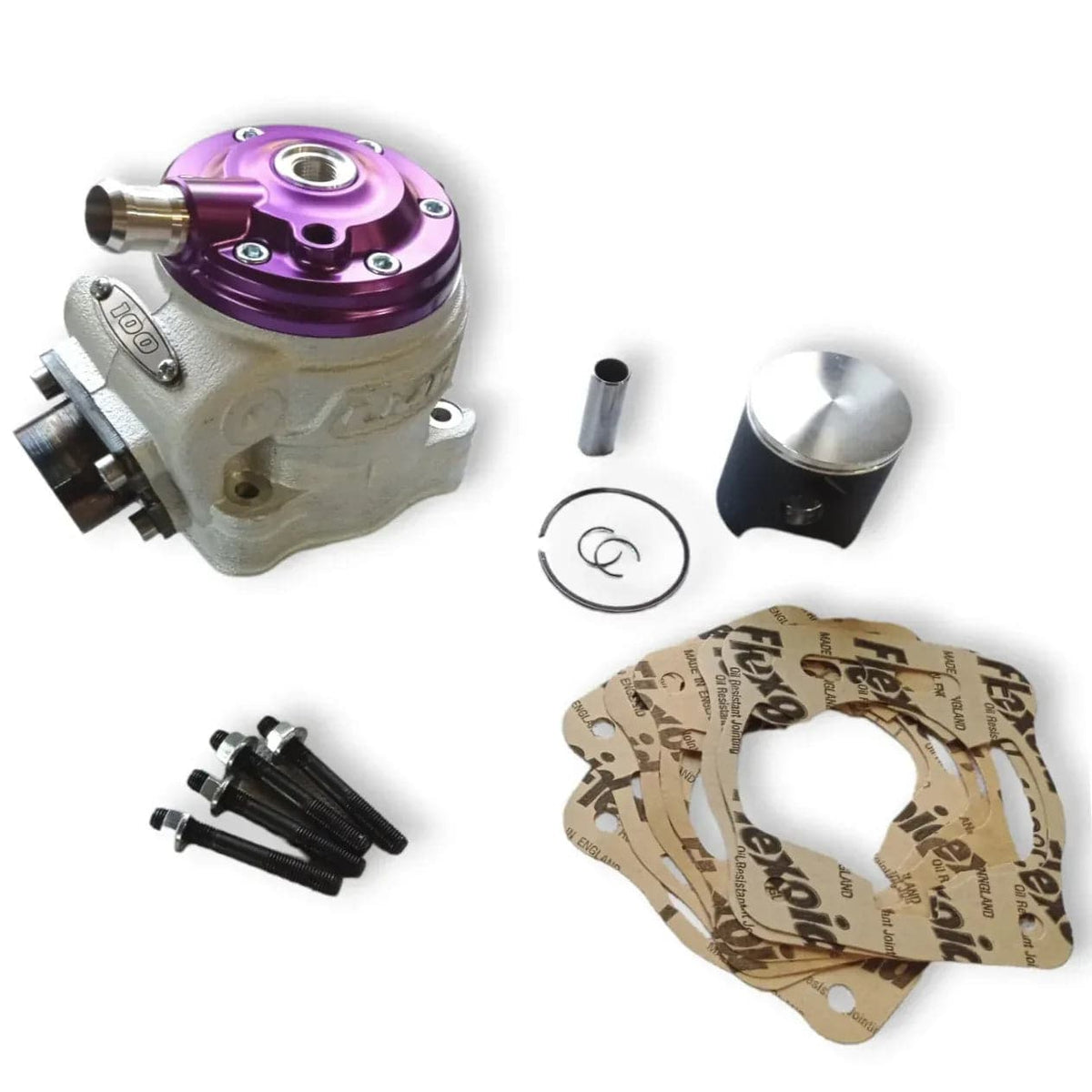 Cylinder Kit LC LMR Engines FL 100cc - Moteur Complet Carter Piaggio ...