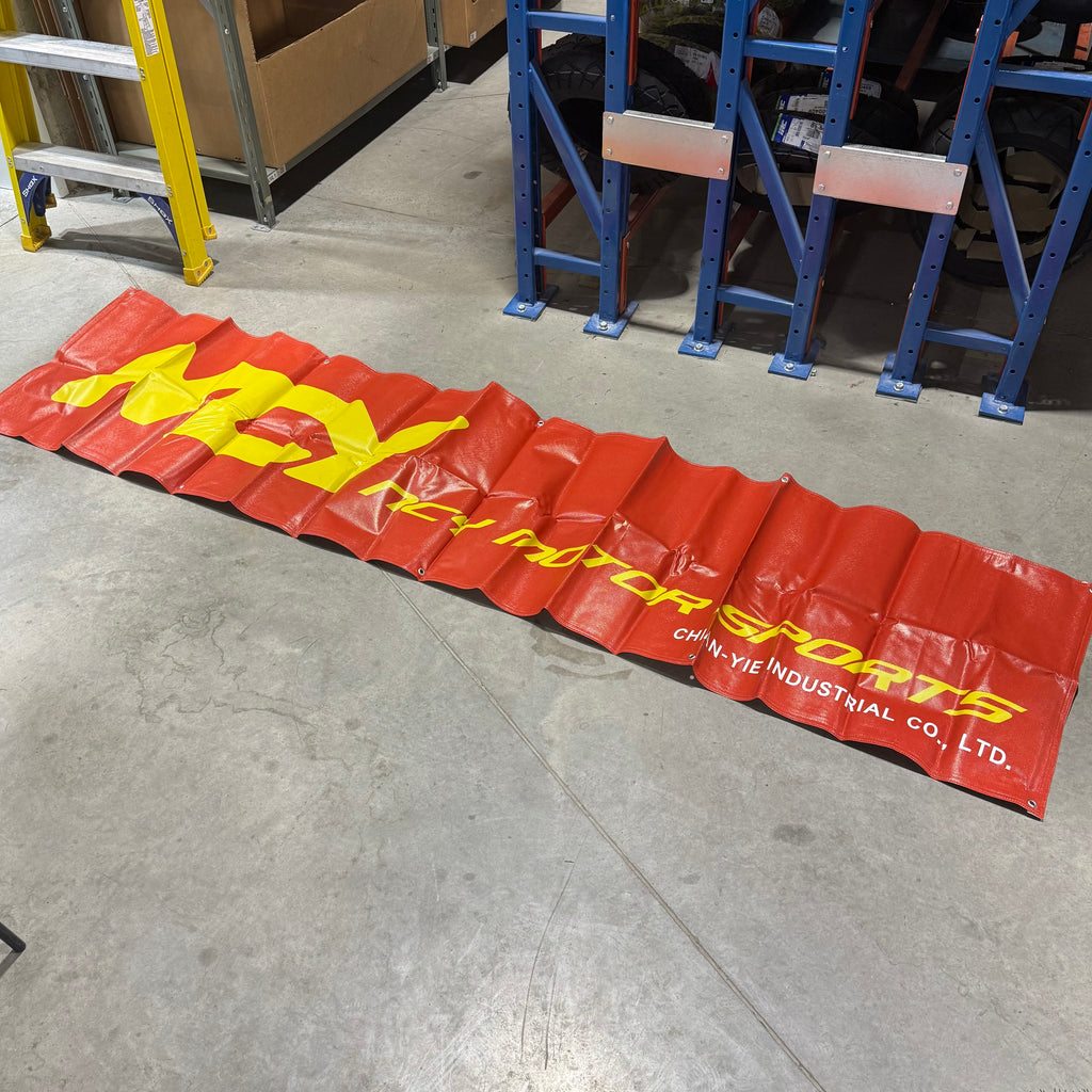 Banner NCY Motor Sports Orange/Red – Secretimport.tv