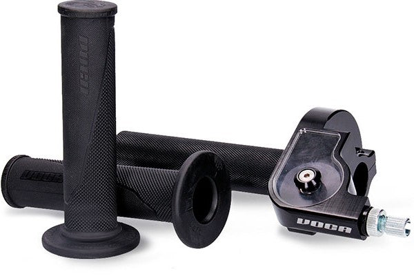 Quick Action Throttle VOCA CNC Black with Grips - Manette des gaz à ...