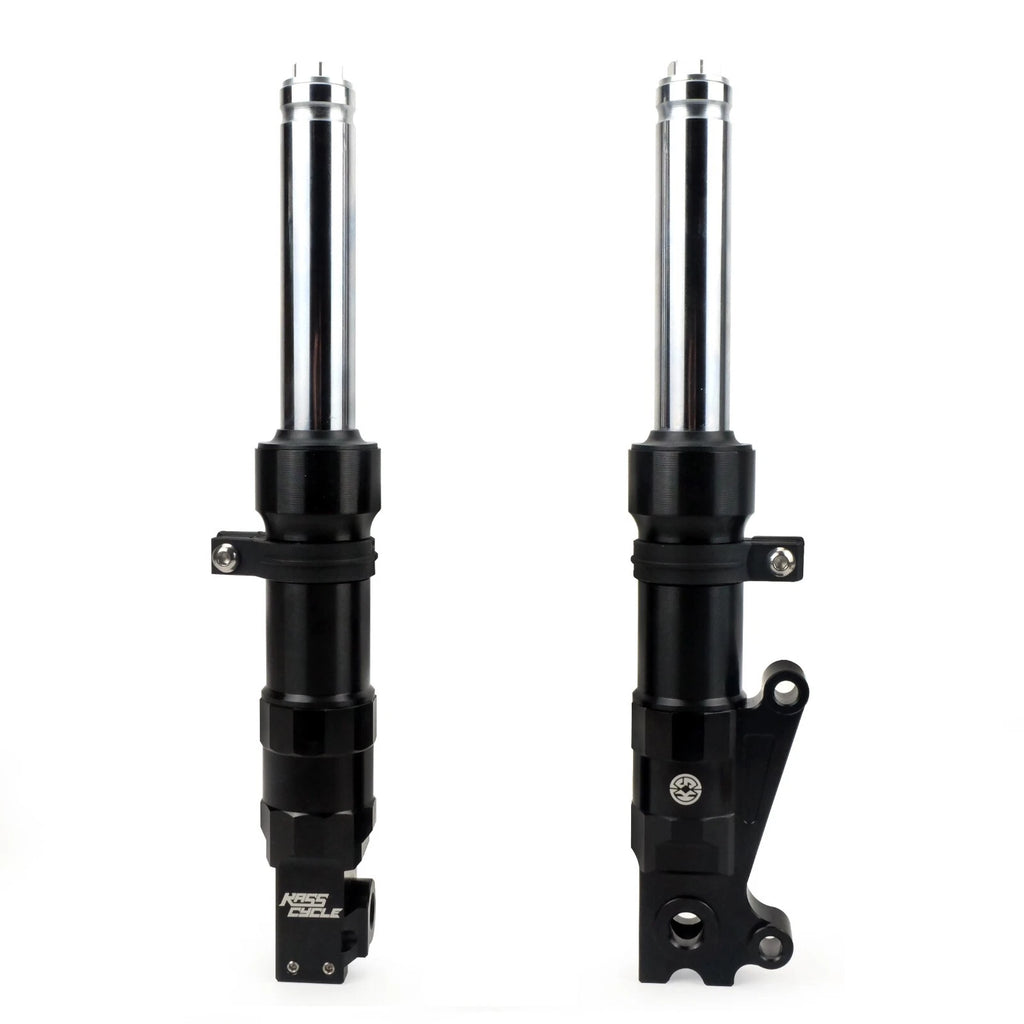Slammed Low Down Fork Legs 300mm Black Honda Ruckus Dio Elite ...