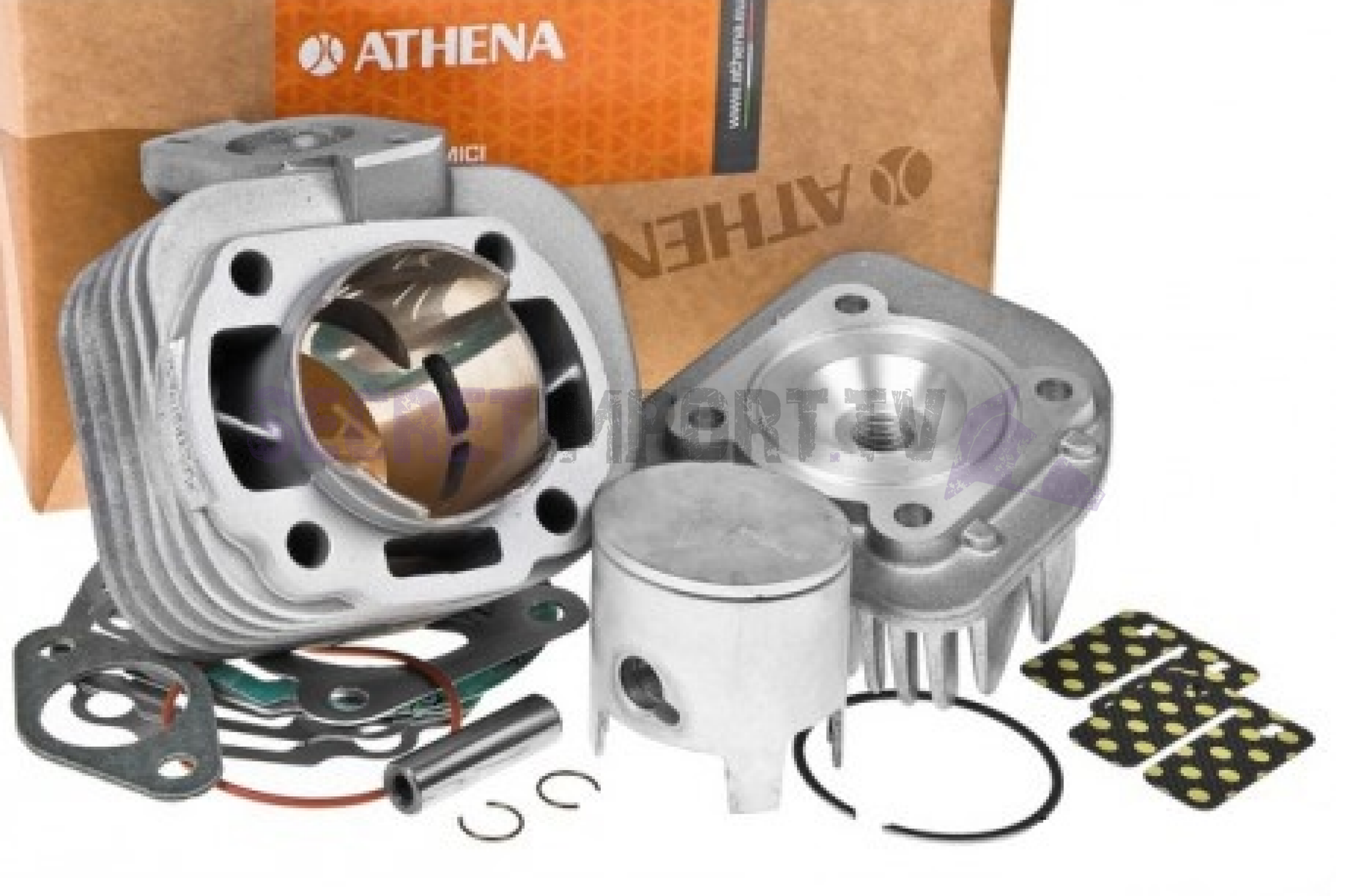 Cylinder Kit AC Athena Evolution 70cc 10mm Minarelli Horizontal - Kit ...