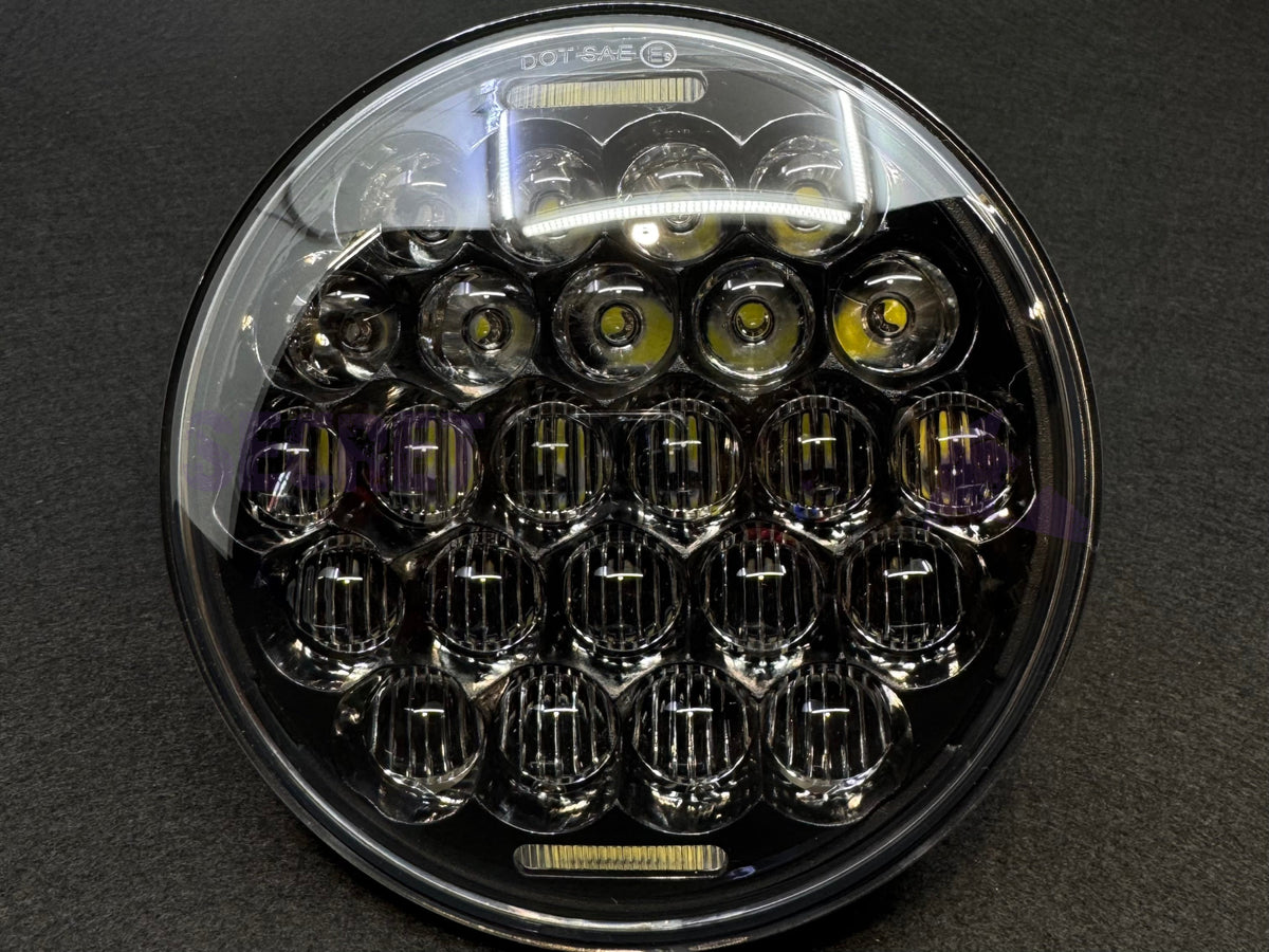 Universal LED Headlight New Style Black Ø5.75in (24 Eyes) – Secretimport.tv